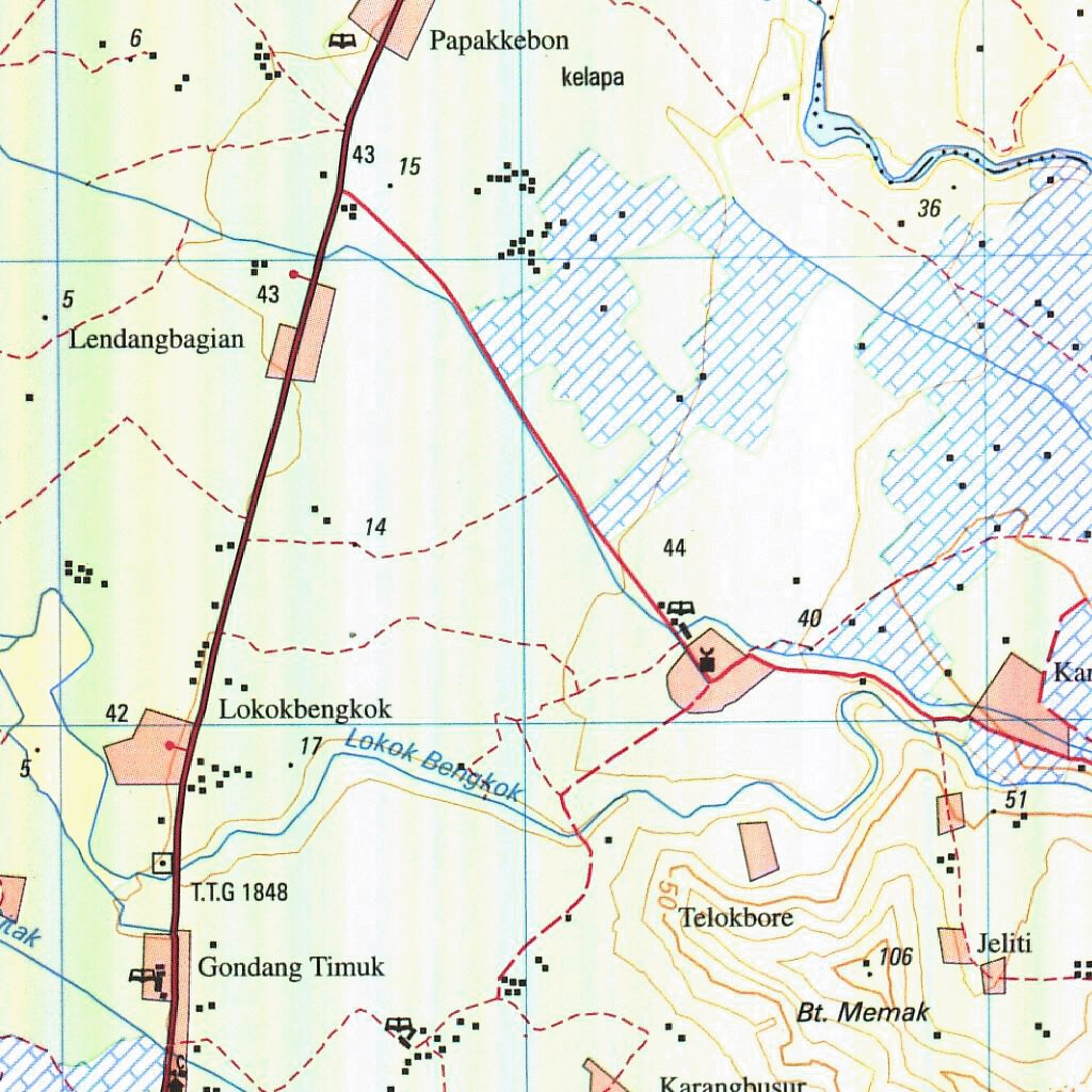 Tanjung (1807-514) Map by Badan Informasi Geospasial | Avenza Maps