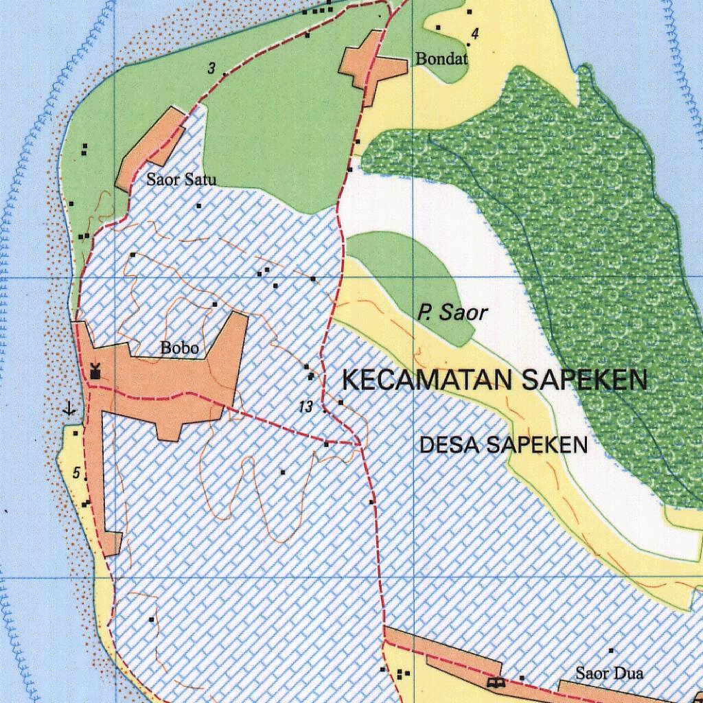 Sapeken (1808-434) Map by Badan Informasi Geospasial | Avenza Maps