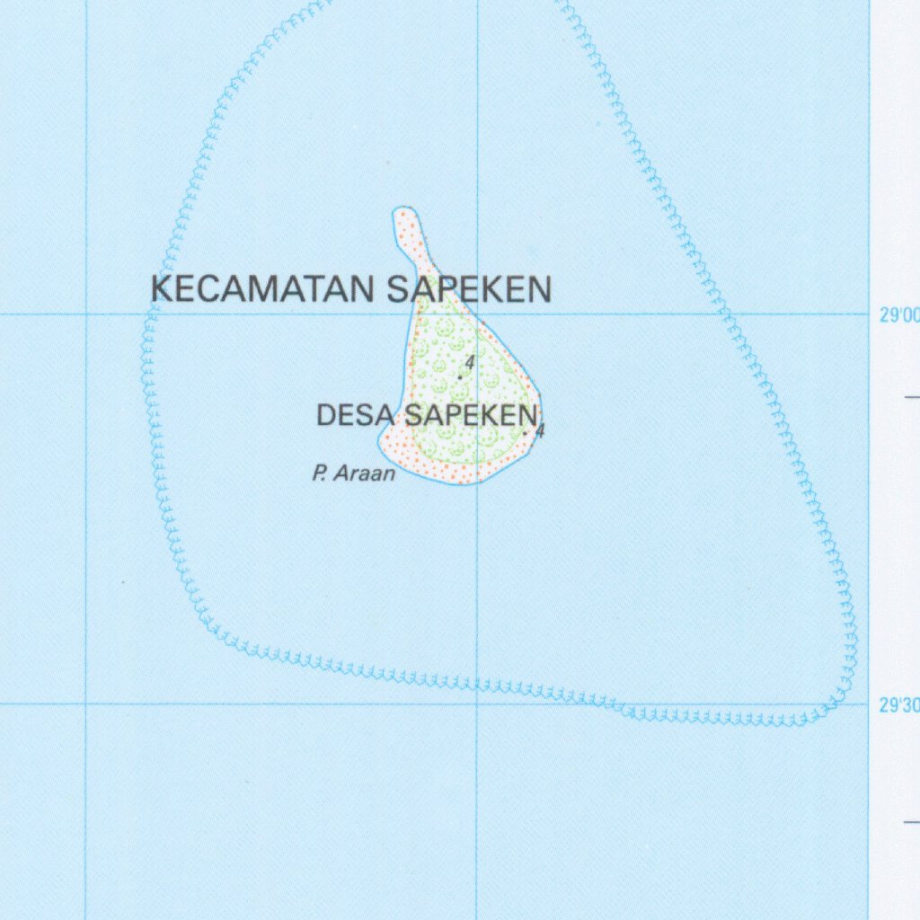 P. Araan (1809-412) Map by Badan Informasi Geospasial | Avenza Maps