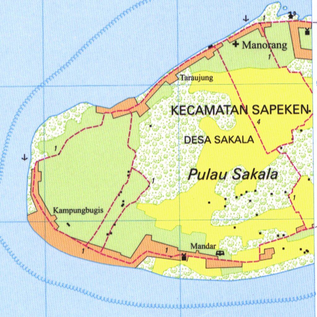 Manorang (1809-212) Map by Badan Informasi Geospasial | Avenza Maps