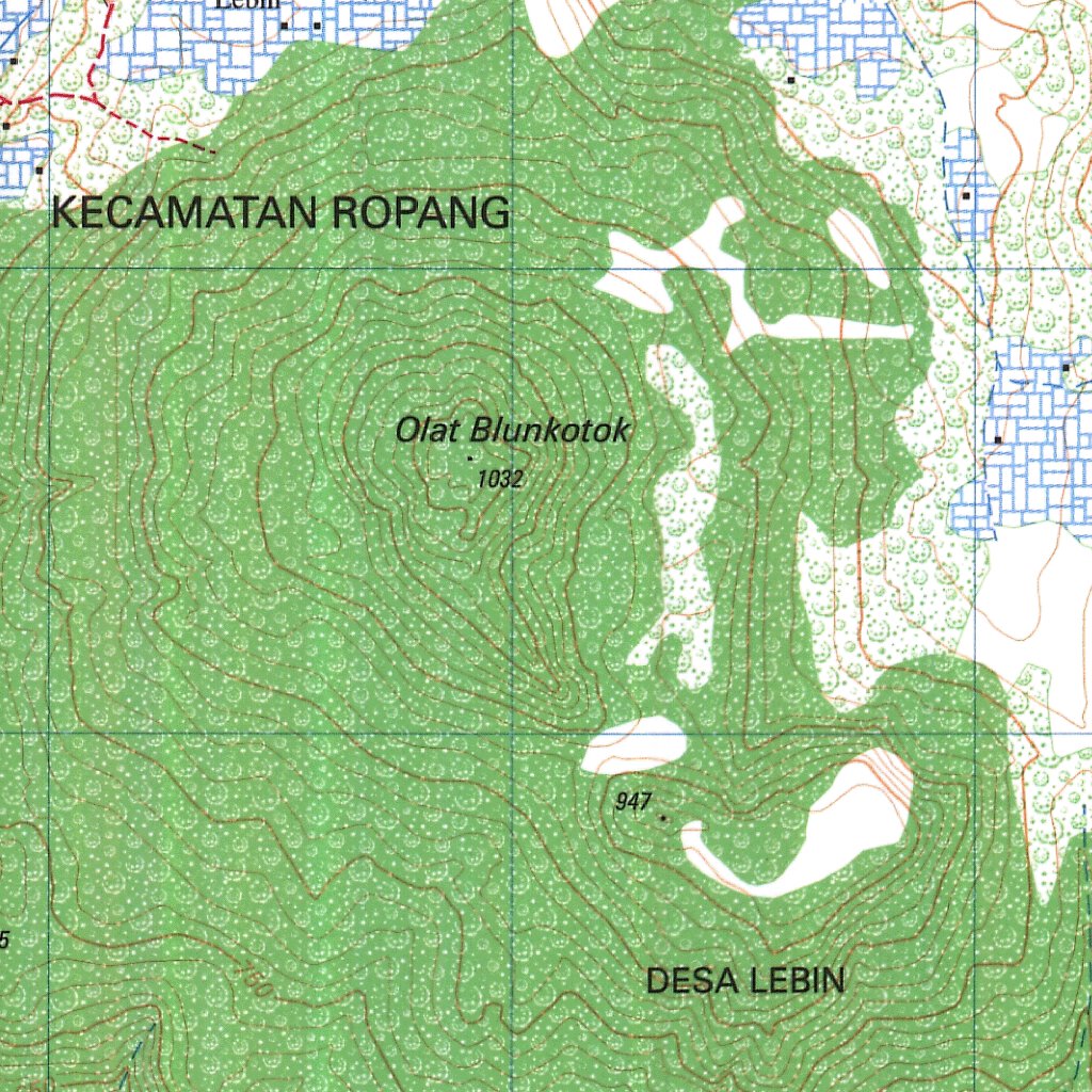Ropang (1907-124) Map by Badan Informasi Geospasial | Avenza Maps