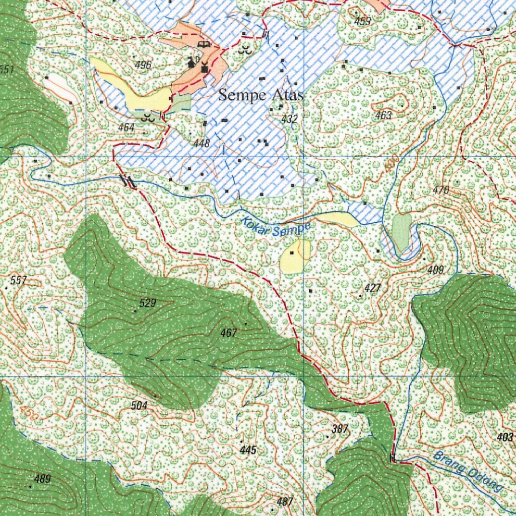 Lenangguar (1907-141) Map by Badan Informasi Geospasial | Avenza Maps