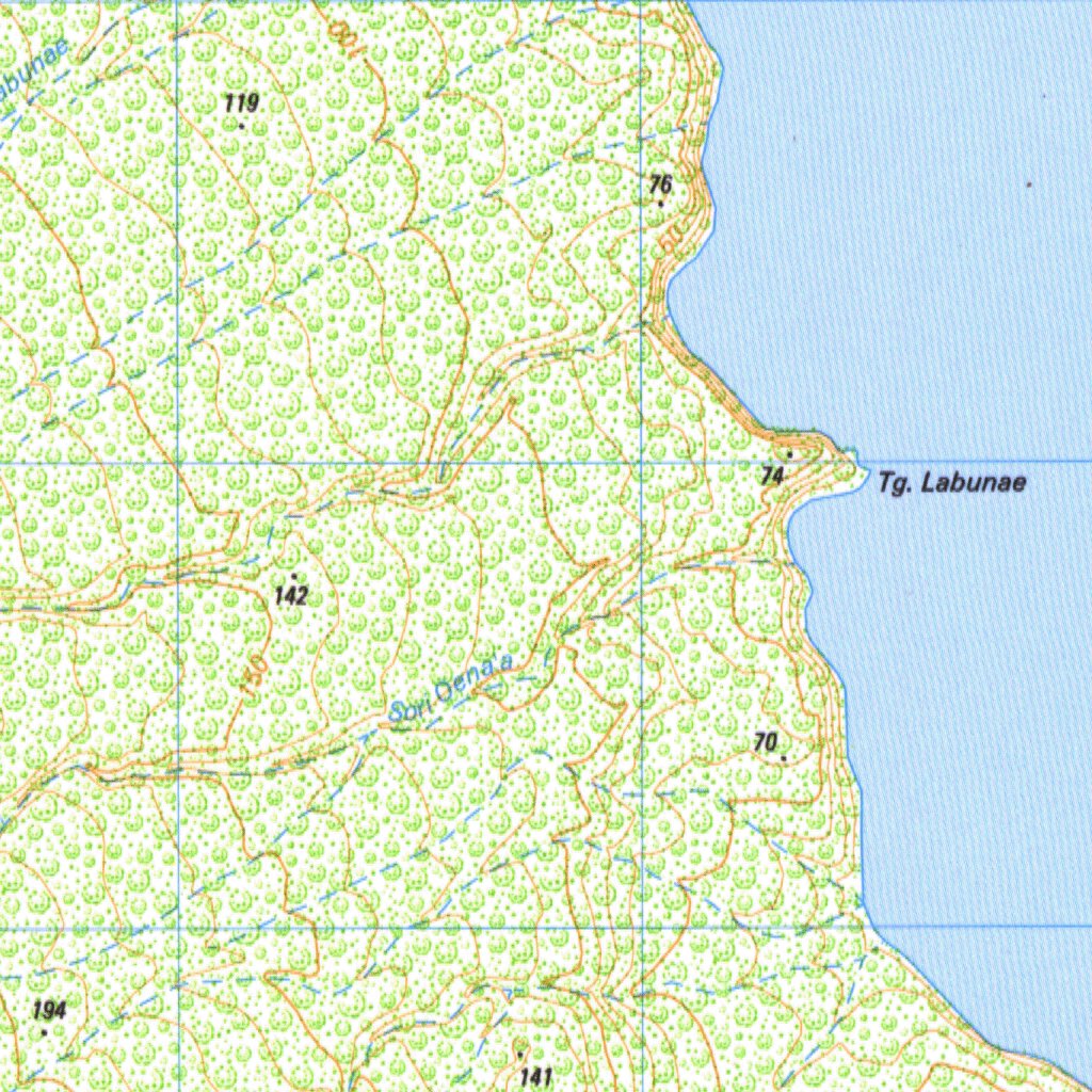 Labubilnae (1907-632) Map by Badan Informasi Geospasial | Avenza Maps