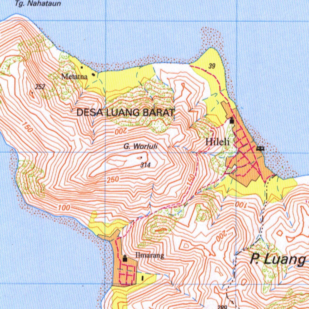 Hileli (2607-632) Map by Badan Informasi Geospasial | Avenza Maps