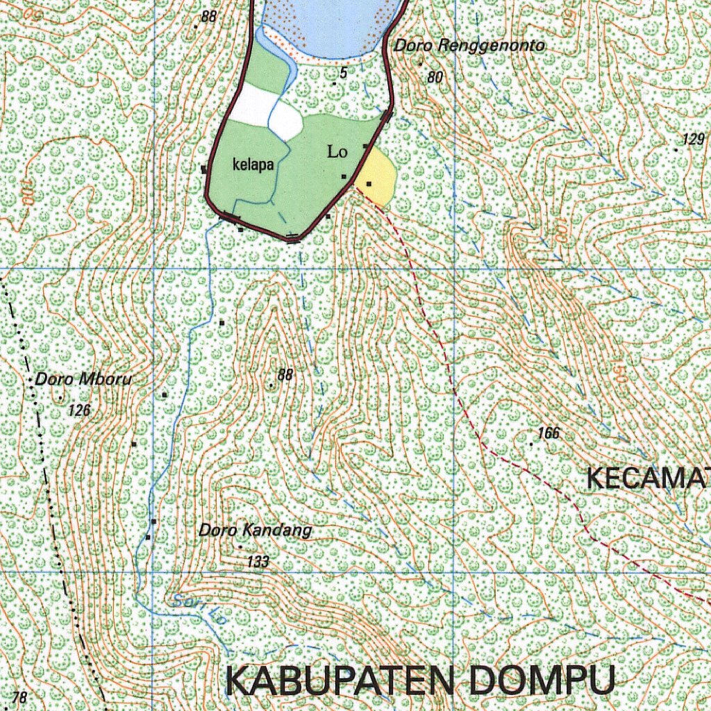 Boro (1907-623) Map by Badan Informasi Geospasial | Avenza Maps