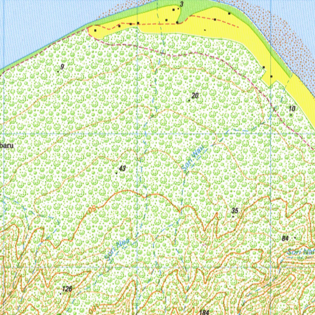 Kawinda Toi (1907-633) Map by Badan Informasi Geospasial | Avenza Maps