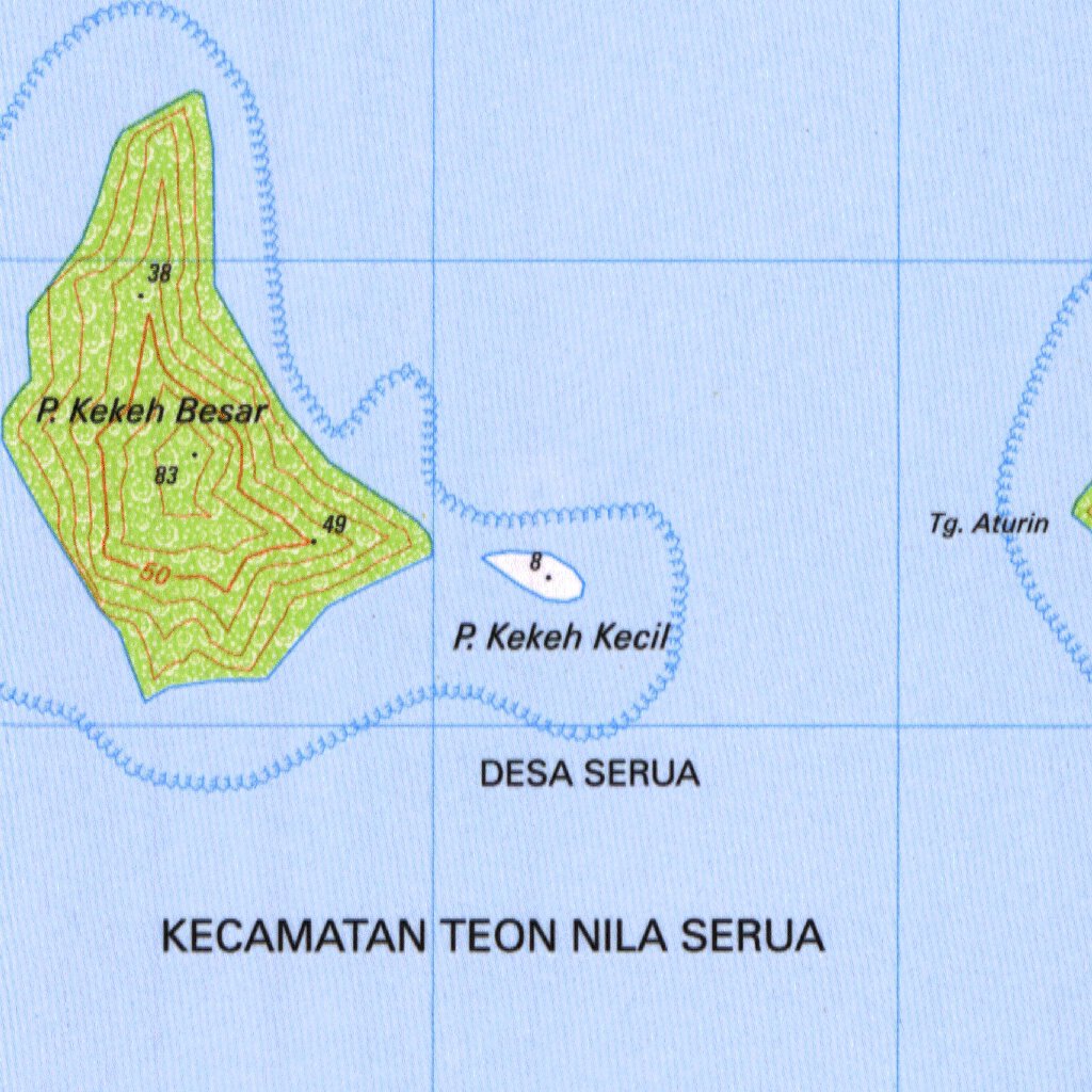 P. Kekeh Besar (2709-524) Map by Badan Informasi Geospasial | Avenza Maps