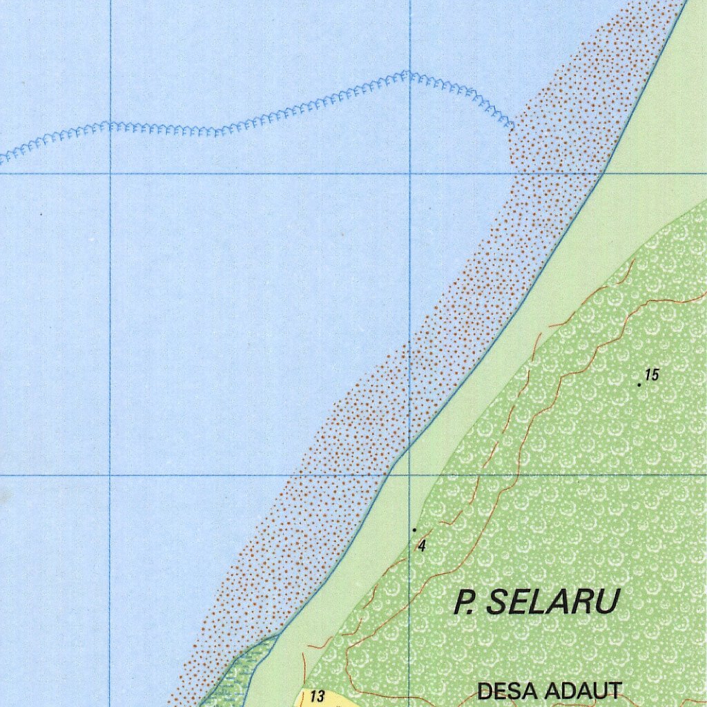 Tanjung Luburan (2807-444) Map by Badan Informasi Geospasial | Avenza Maps
