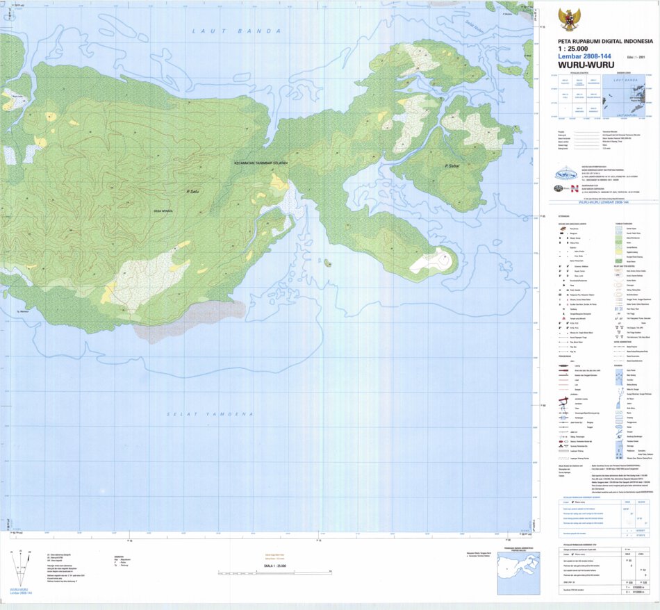 Wuru-Wuru (2808-144) Map by Badan Informasi Geospasial | Avenza Maps