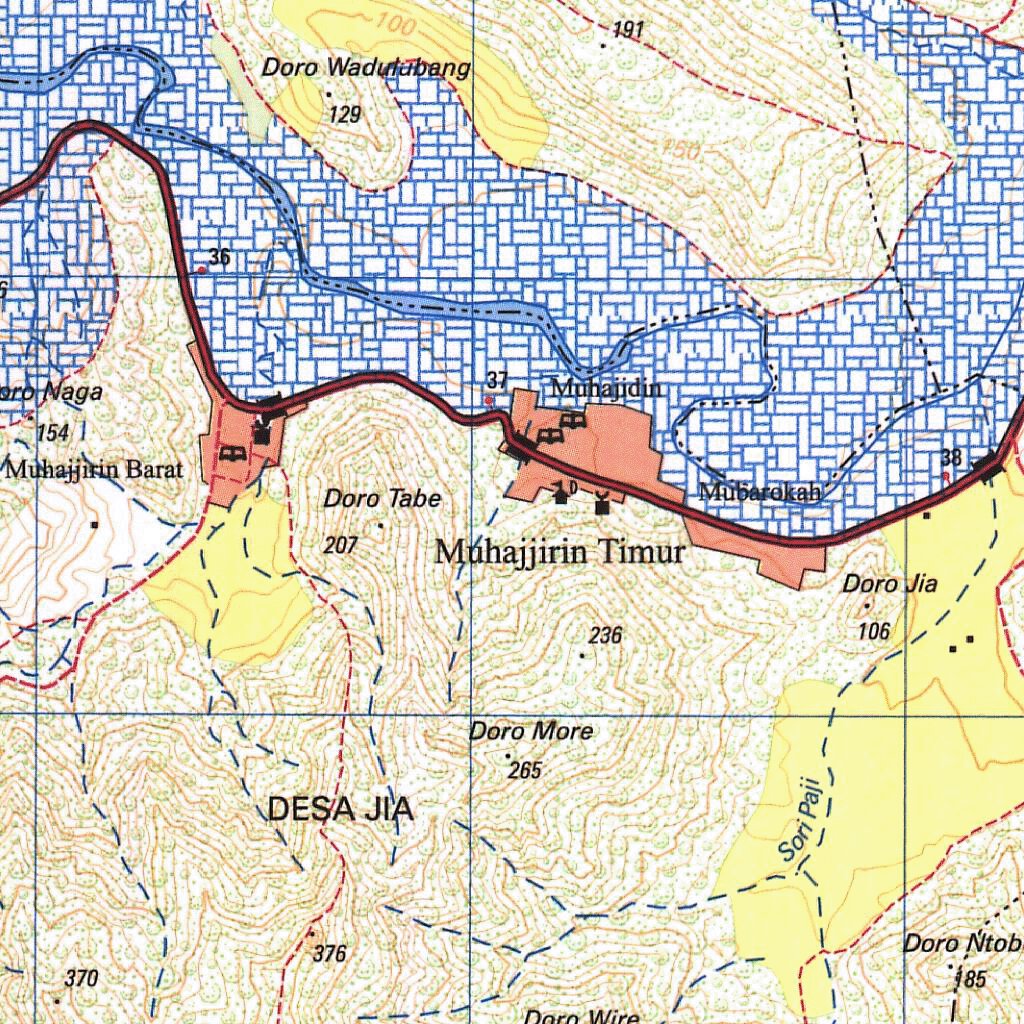 Naru (2007-144) Map by Badan Informasi Geospasial | Avenza Maps