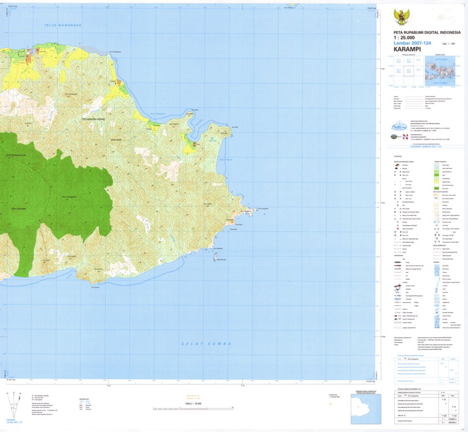 Karampi (2007-124) Map by Badan Informasi Geospasial | Avenza Maps