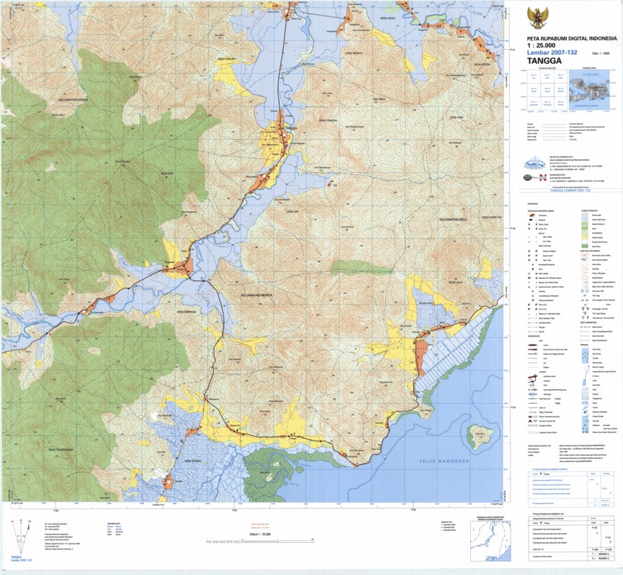 Tangga (2007-132) Map by Badan Informasi Geospasial | Avenza Maps