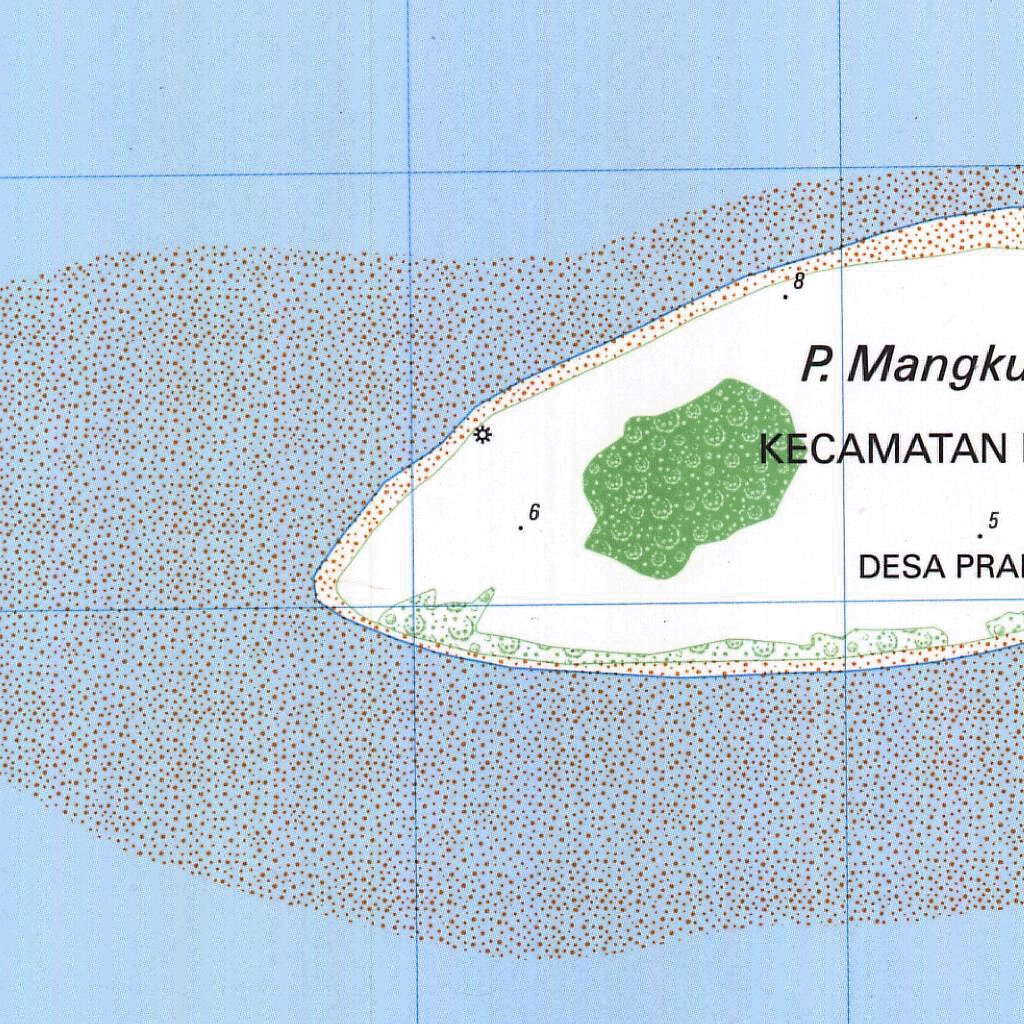 Pulau Mangkudu (2105-413) Map by Badan Informasi Geospasial | Avenza Maps