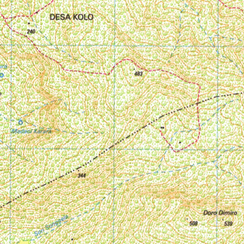 Raba (2007-412) Map by Badan Informasi Geospasial | Avenza Maps