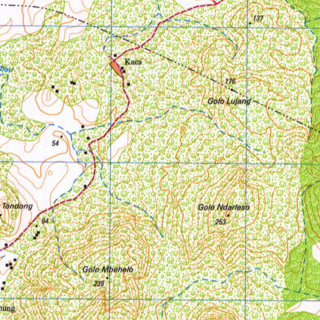Kenari (2007-343) Map by Badan Informasi Geospasial | Avenza Maps