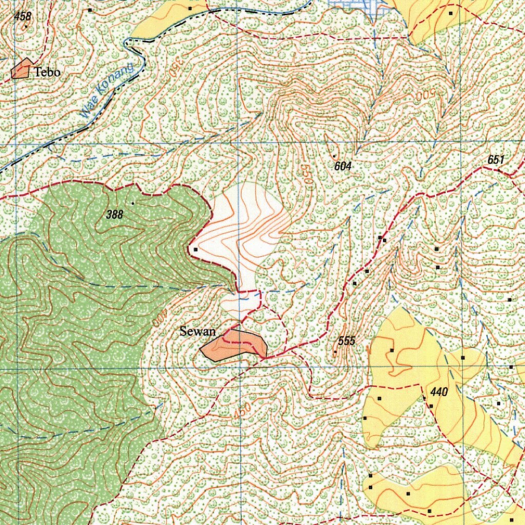 Noa (2107-134) Map by Badan Informasi Geospasial | Avenza Maps