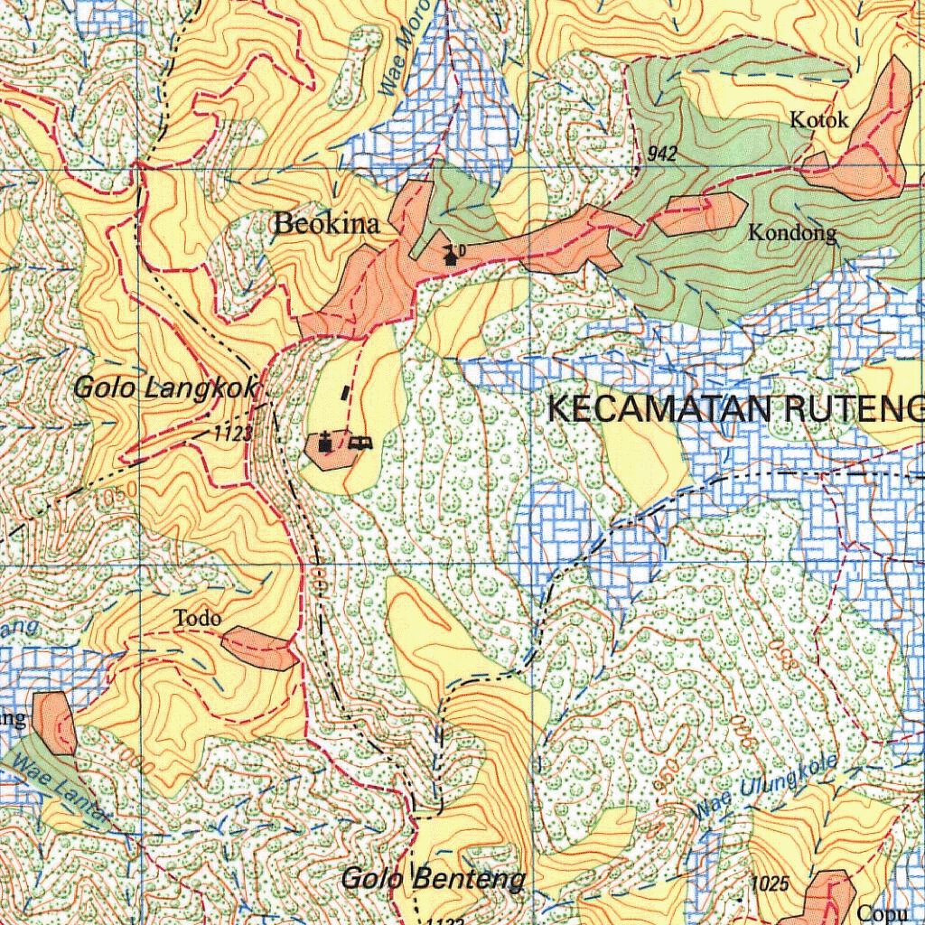 Ruteng (2107-144) Map by Badan Informasi Geospasial | Avenza Maps