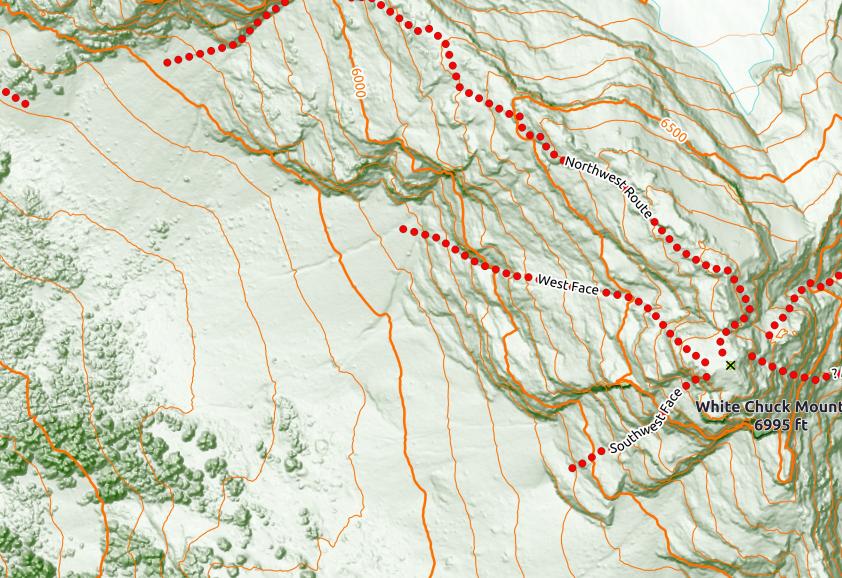 White Chuck Mountain Climbing Routes Map by Shuksan Geomatics | Avenza Maps