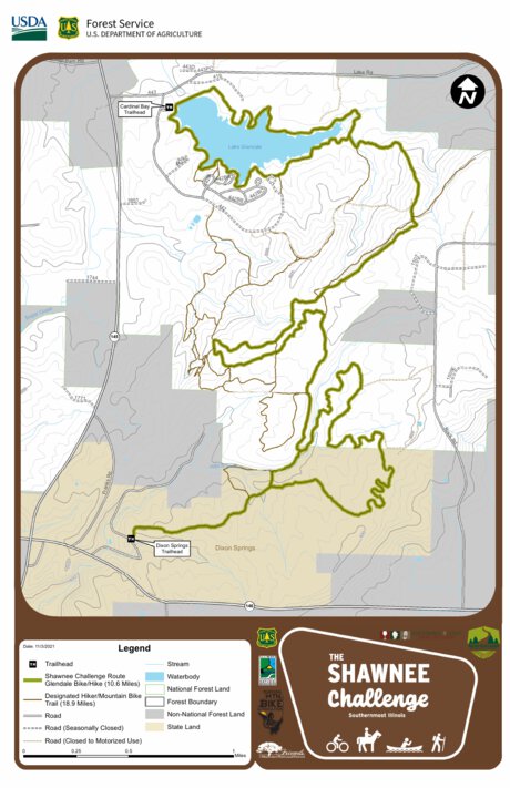 Shawnee Challenge Map by Hiking with Shawn | Avenza Maps