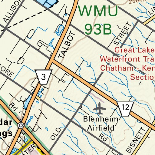 SOON04 Blenheim - Southern Ontario Topo Map by Backroad Mapbooks ...