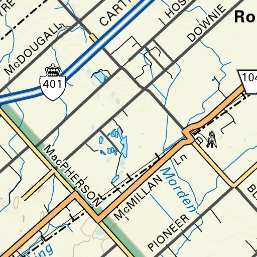 SOON08 Ridgetown - Southern Ontario Topo Map by Backroad Mapbooks ...