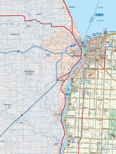 SOON13 Sarnia - Southern Ontario Topo Map by Backroad Mapbooks | Avenza ...