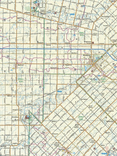 SOON15 Strathroy - Southern Ontario Topo Map by Backroad Mapbooks ...