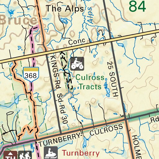 SOON41 Wingham - Southern Ontario Topo Map by Backroad Mapbooks ...