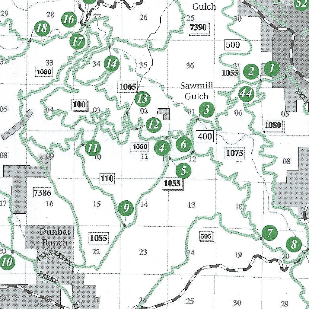 Sumpter Valley Snowmobile Map by Oregon State Snowmobile Association ...