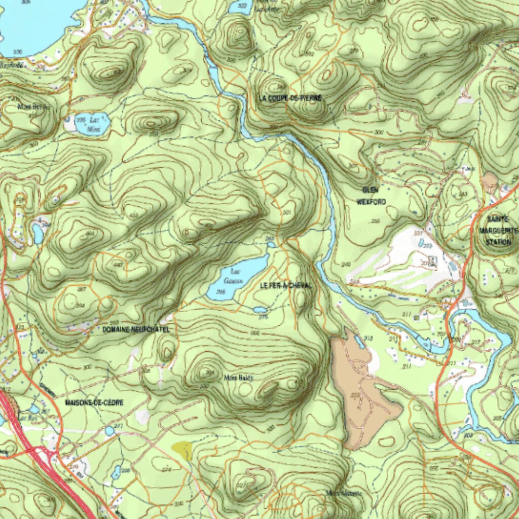 Doncaster Map by Canot Kayak Quebec | Avenza Maps