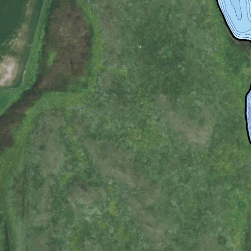 Middle Eckelson Barnes County Map by North Dakota Game and Fish ...