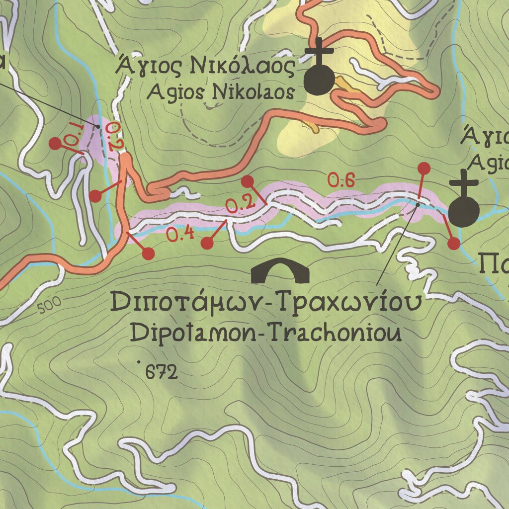 Rodopi Mountain Bridges Map by Paths of Greece | Avenza Maps