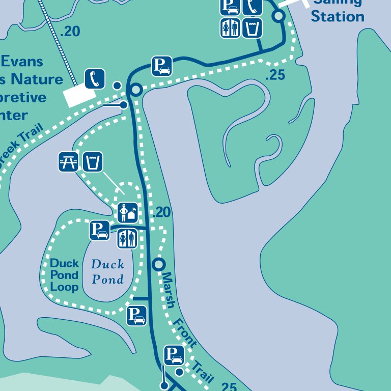 Baylands Trail Map by Palo Alto Open Space | Avenza Maps