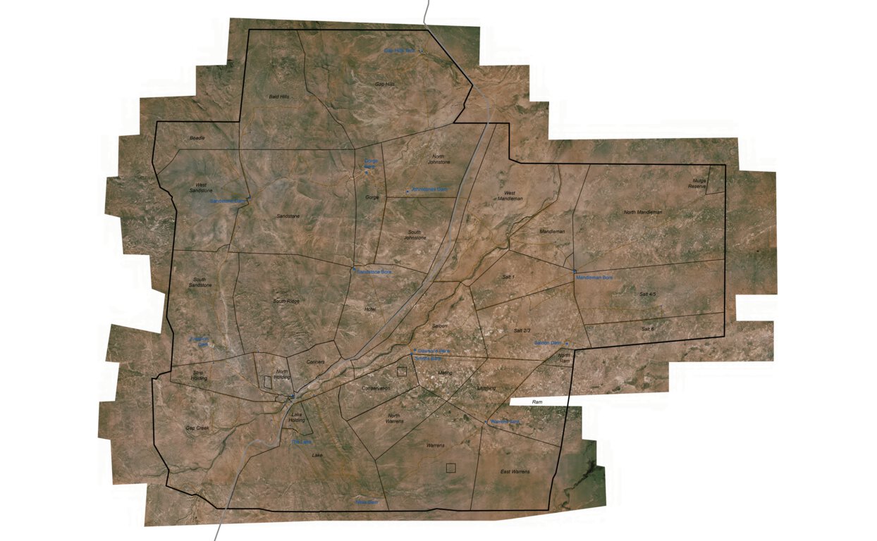 Fowlers Gap 1981 Aerial Imagery Map by Adrian Fisher (UNSW) | Avenza Maps