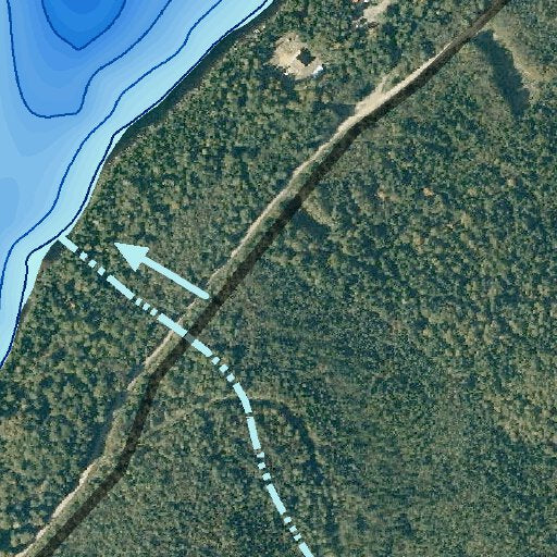 Zec Batiscan-Neilson / Lac Marguerite Map by Association sportive ...