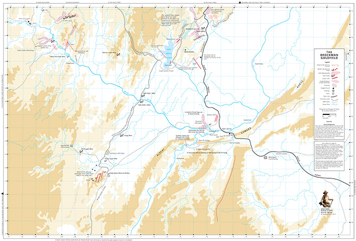 Western Australia Goldfields Map by Doug Stone GOLD MAPS | Avenza Maps