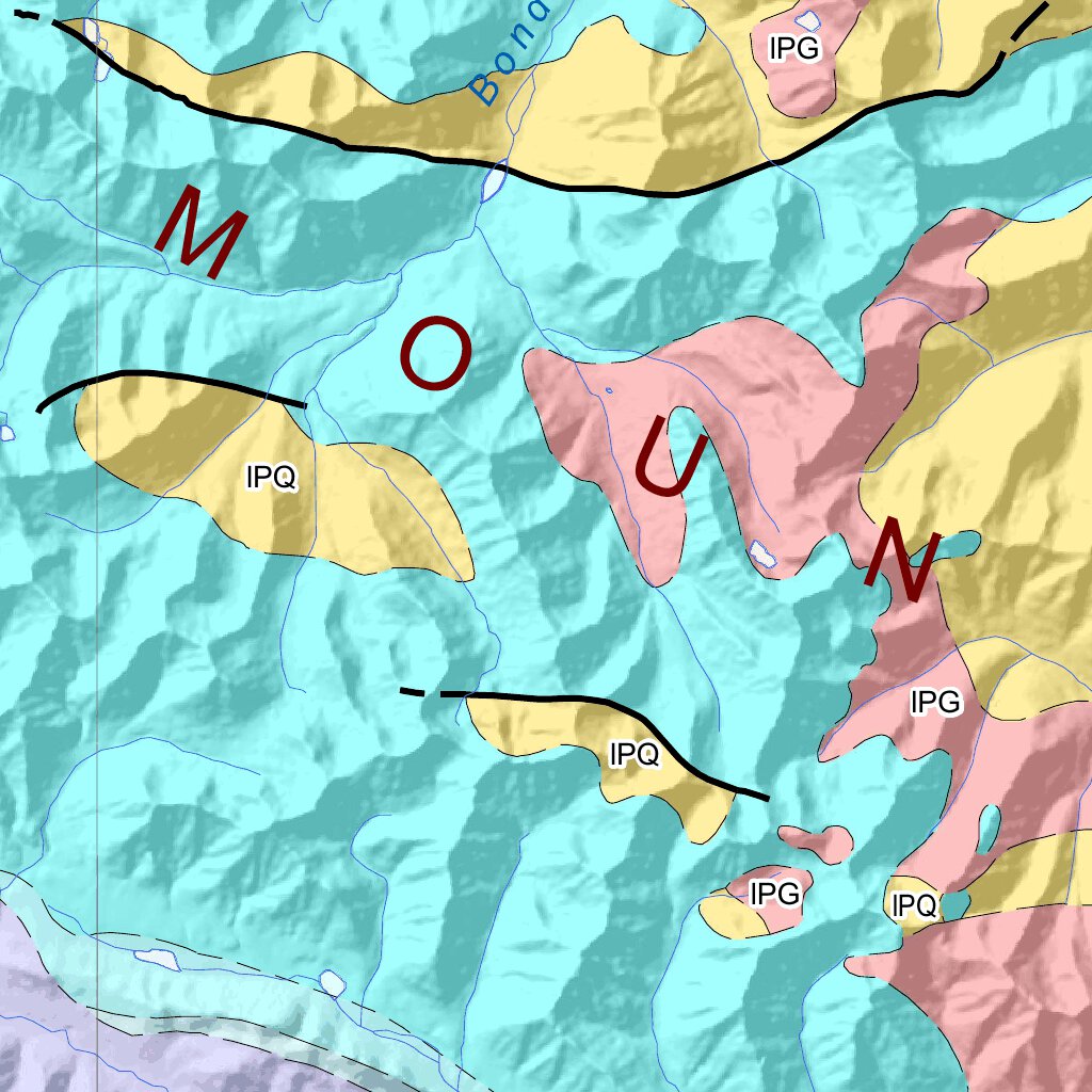 106D, Nash Creek: Yukon Bedrock Geology Map by Yukon Geological Survey ...
