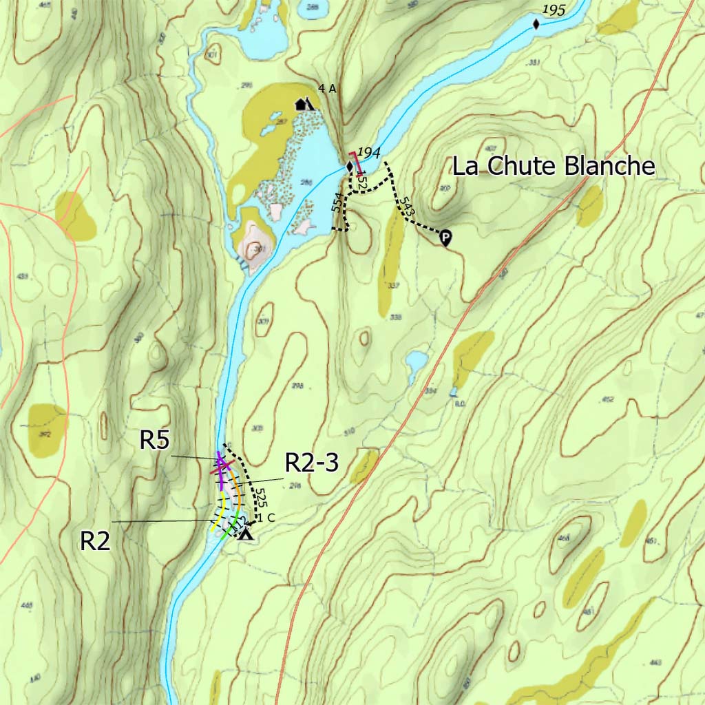 Rivière Mistassini Map by Canot Kayak Quebec | Avenza Maps