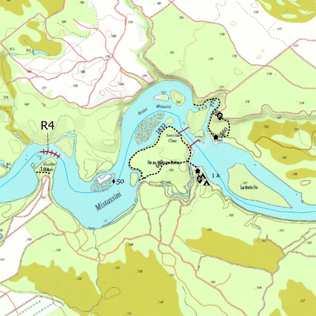 Rivière Mistassini Map by Canot Kayak Quebec | Avenza Maps