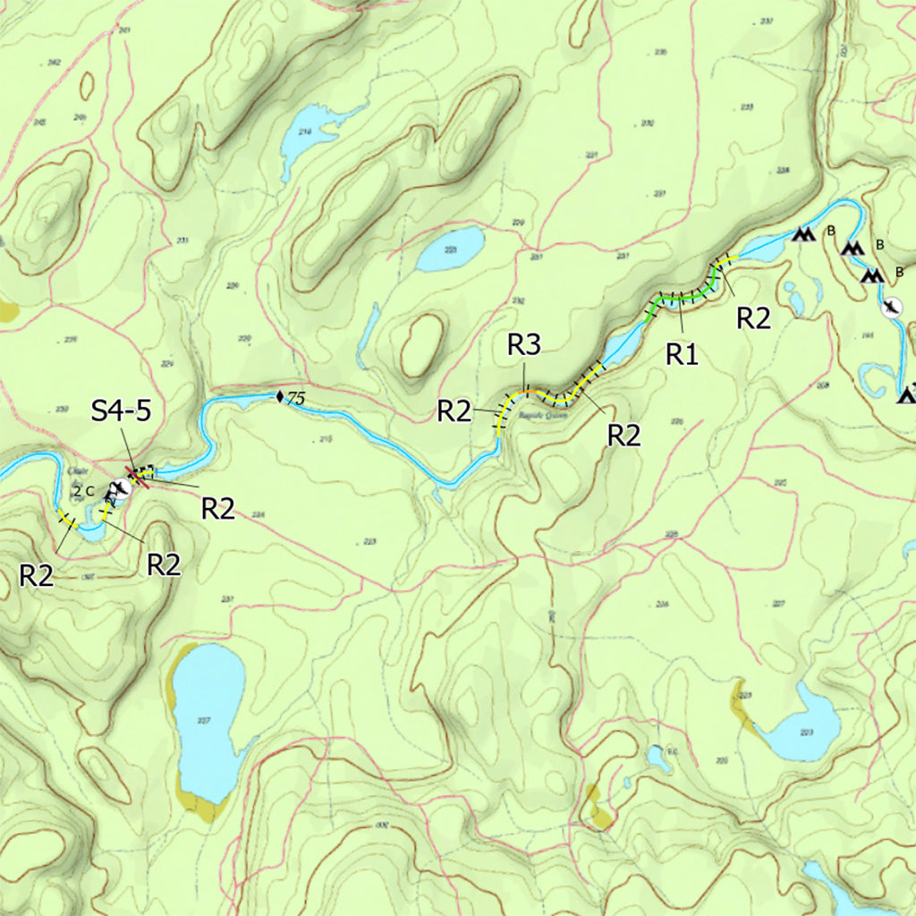 Rivière Du Désert et Ignace Map by Canot Kayak Quebec | Avenza Maps