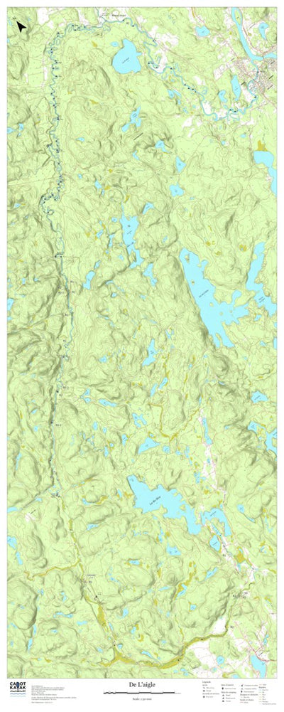 Rivière De L'aigle (Outaouais) Map by Canot Kayak Quebec | Avenza Maps