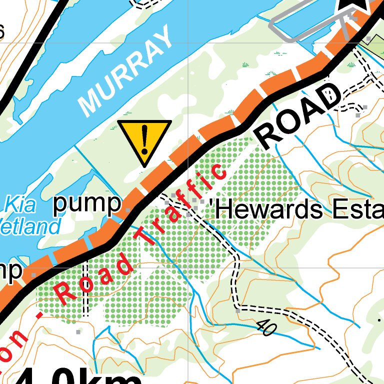 Murray Coorong Trail - Kia Marina to Mannum Map by Custom Mapping ...