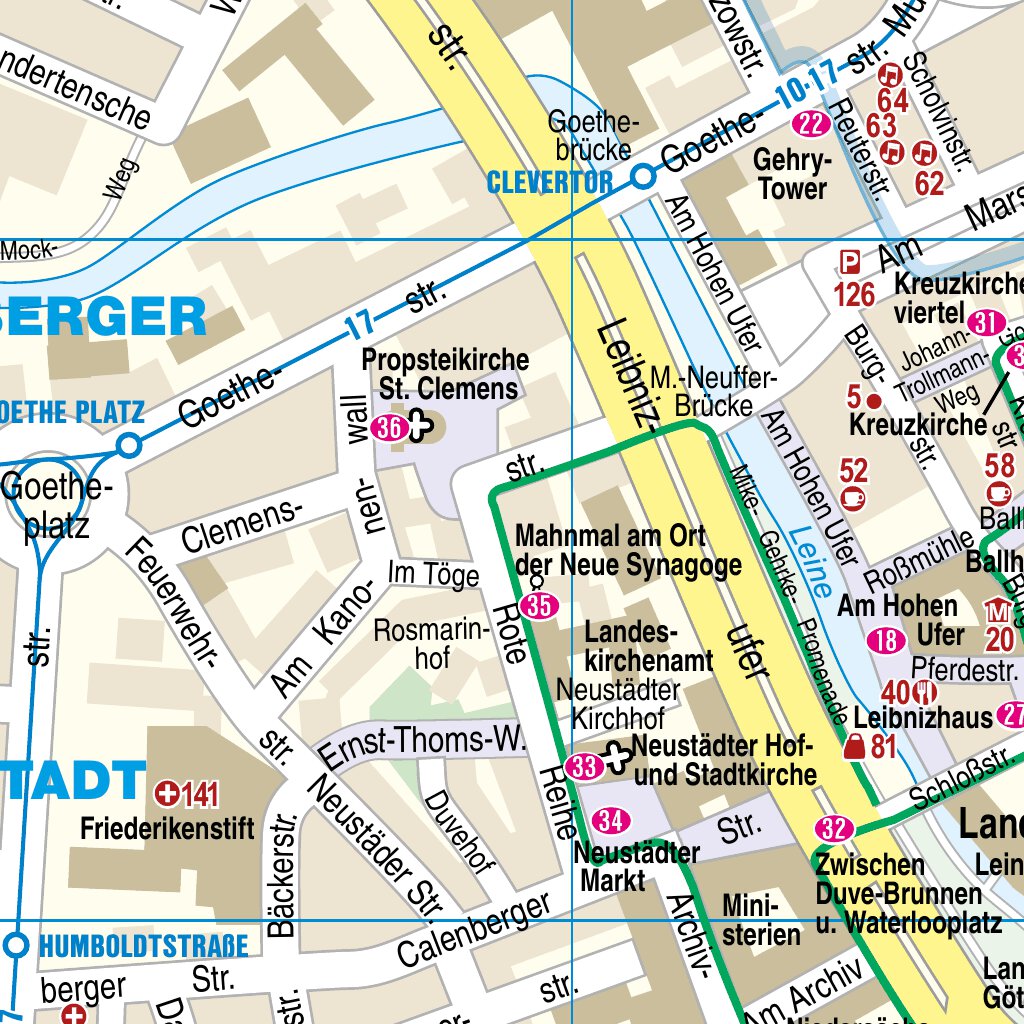 Citymap Hanover 2022 Map by Reise Know-How Verlag Peter Rump GmbH ...