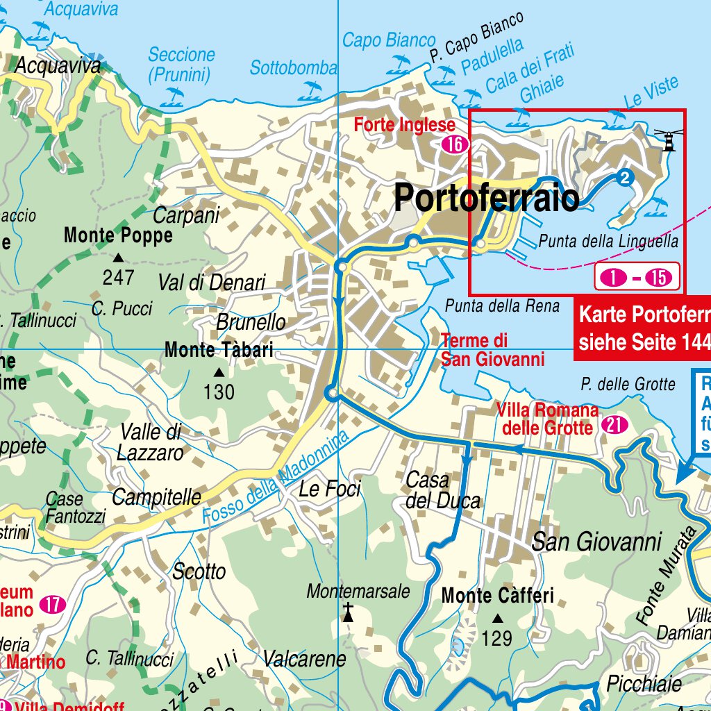 Islandmap Elba 2022 Map by Reise Know-How Verlag Peter Rump GmbH ...