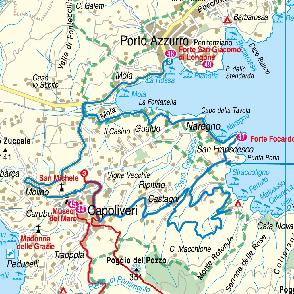 Islandmap Elba 2022 Map by Reise Know-How Verlag Peter Rump GmbH ...