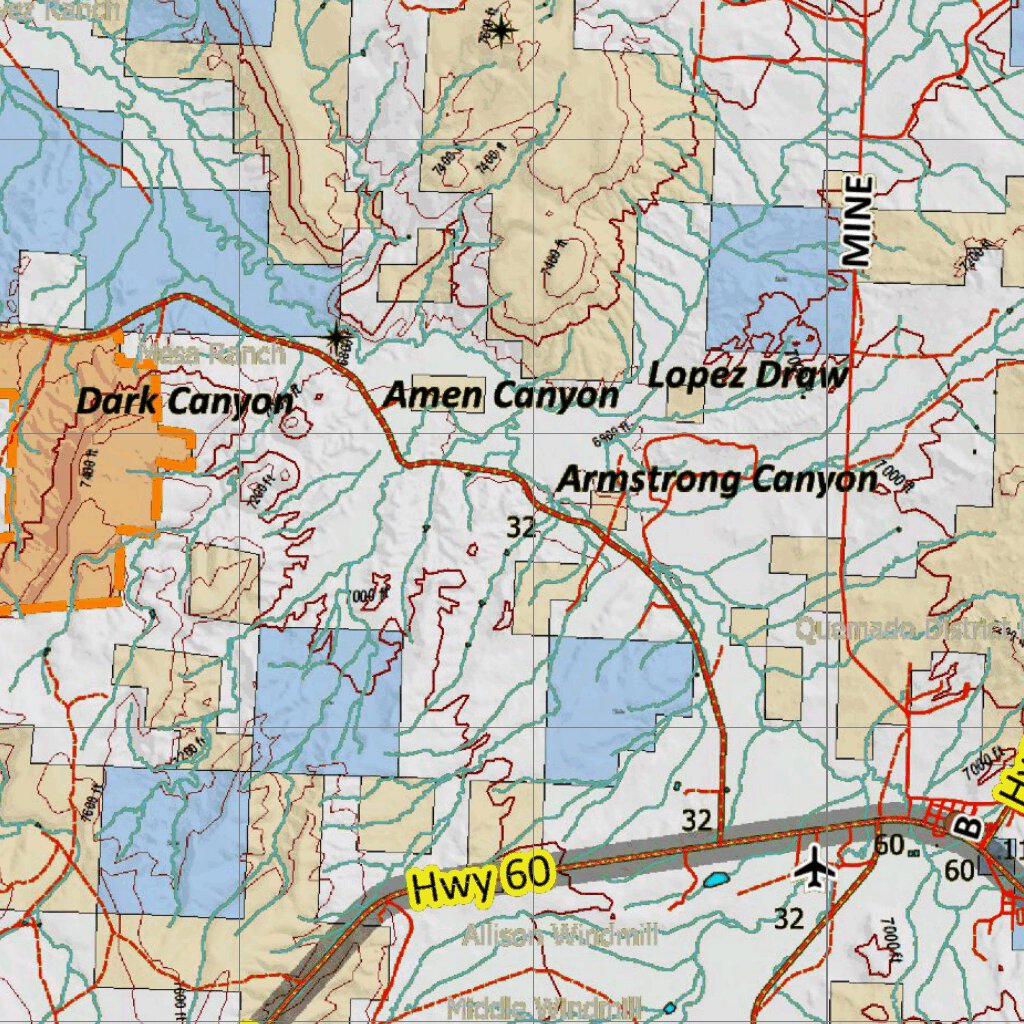 NM Unit 12 Land Ownership Map by New Mexico HuntData LLC | Avenza Maps