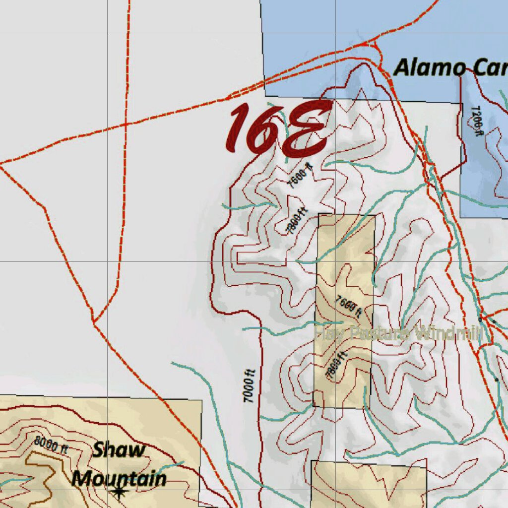 NM Unit 16E Land Ownership Map by New Mexico HuntData LLC | Avenza Maps