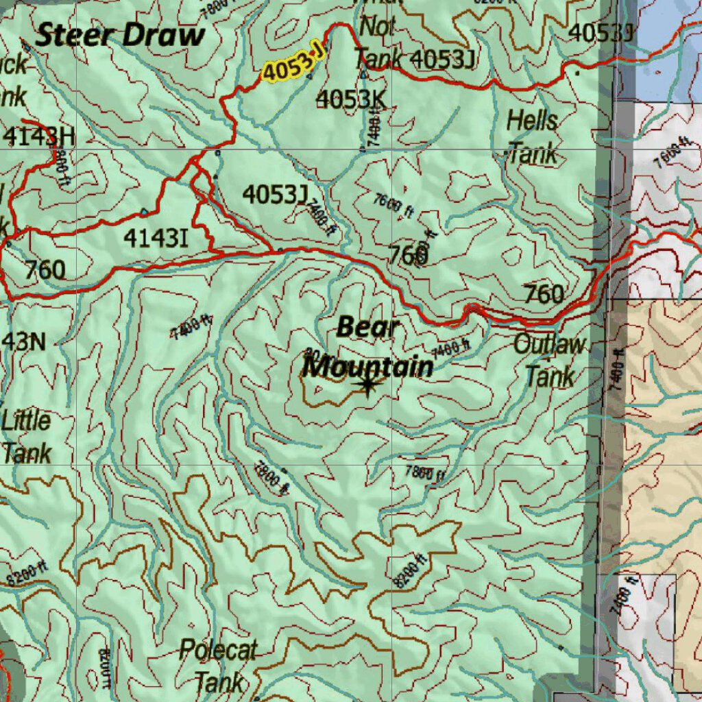 NM Unit 16E Land Ownership Map by New Mexico HuntData LLC | Avenza Maps