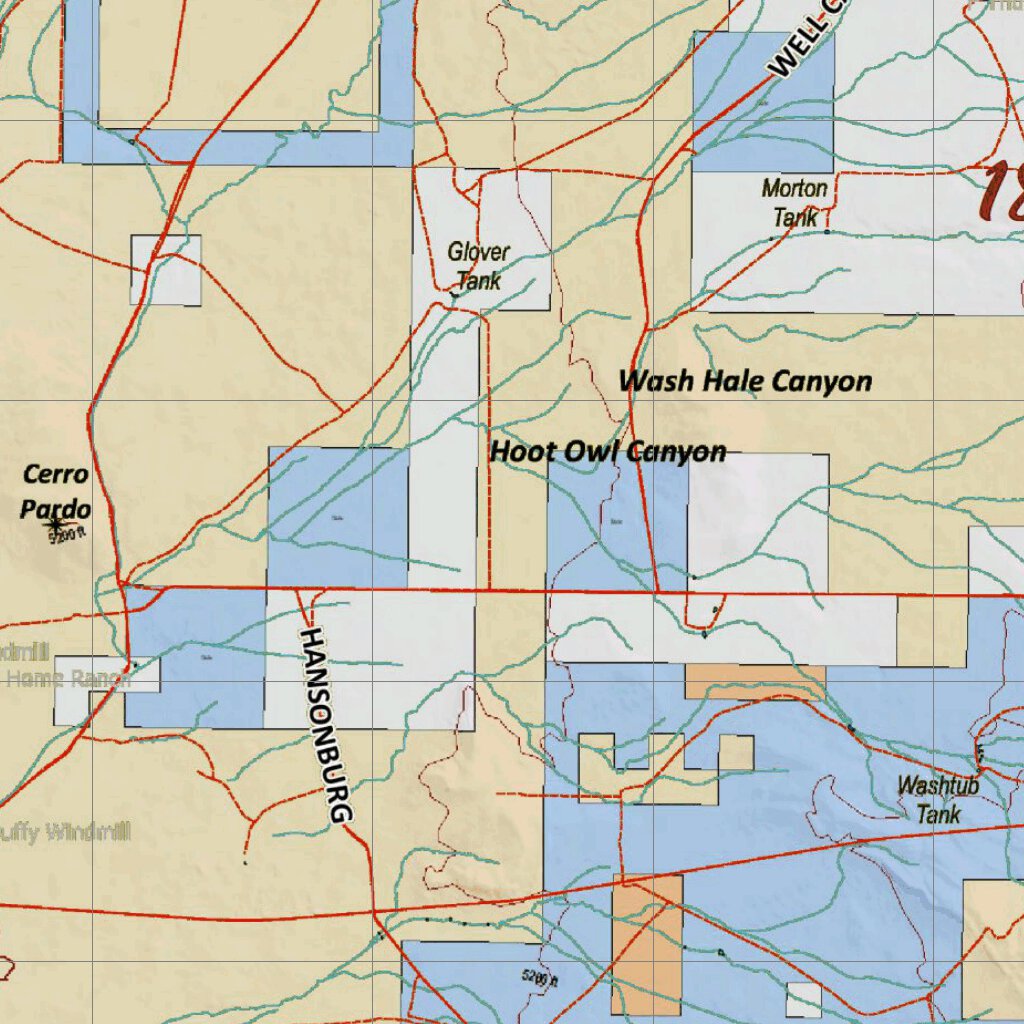 NM Unit 18 Land Ownership Map by New Mexico HuntData LLC | Avenza Maps