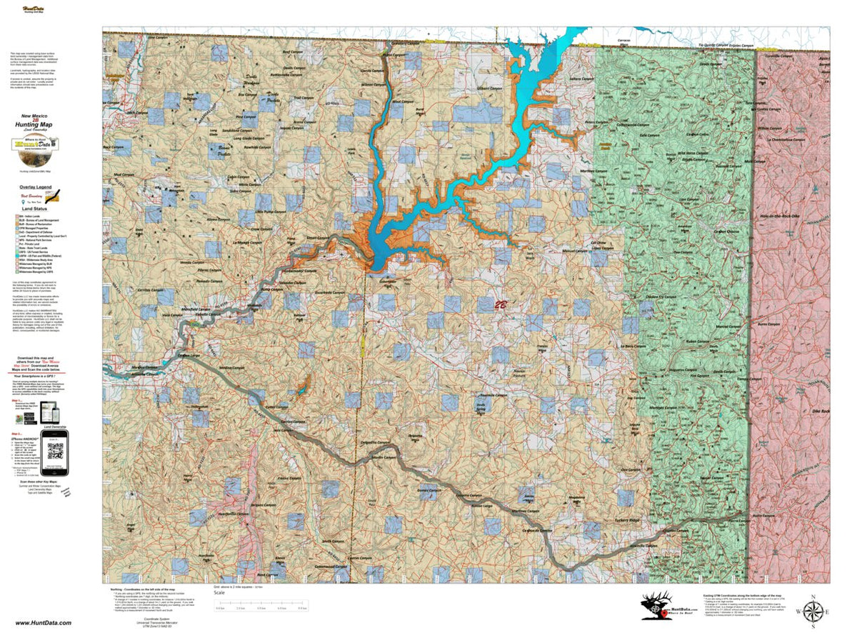 NM Unit 2B Land Ownership Map by New Mexico HuntData LLC | Avenza Maps